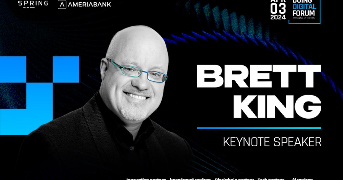 Doing Digital Forum returns featuring Brett King as keynote speaker